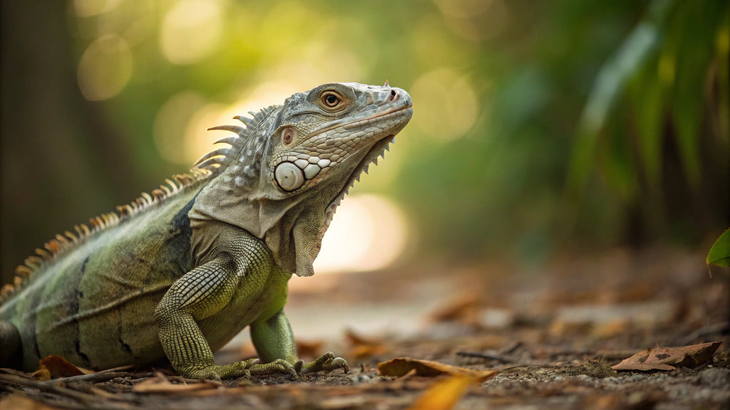 full grown iguana bite