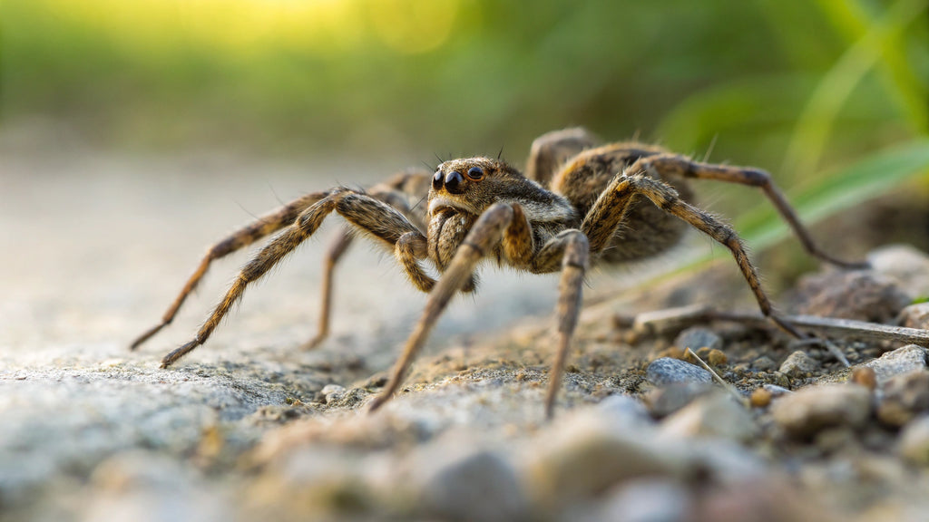 minor wolf spider bite