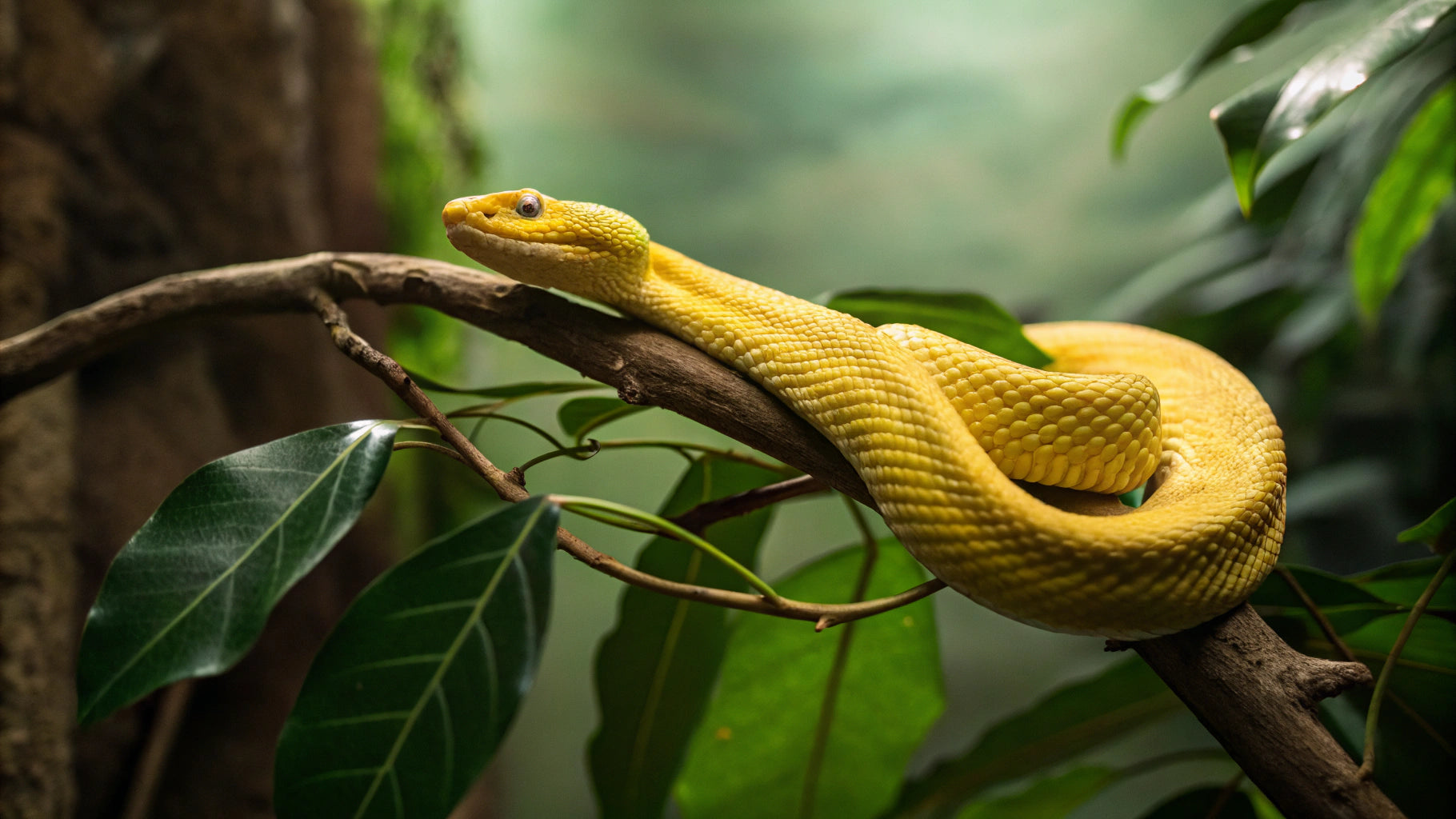 yellow viper snake bite