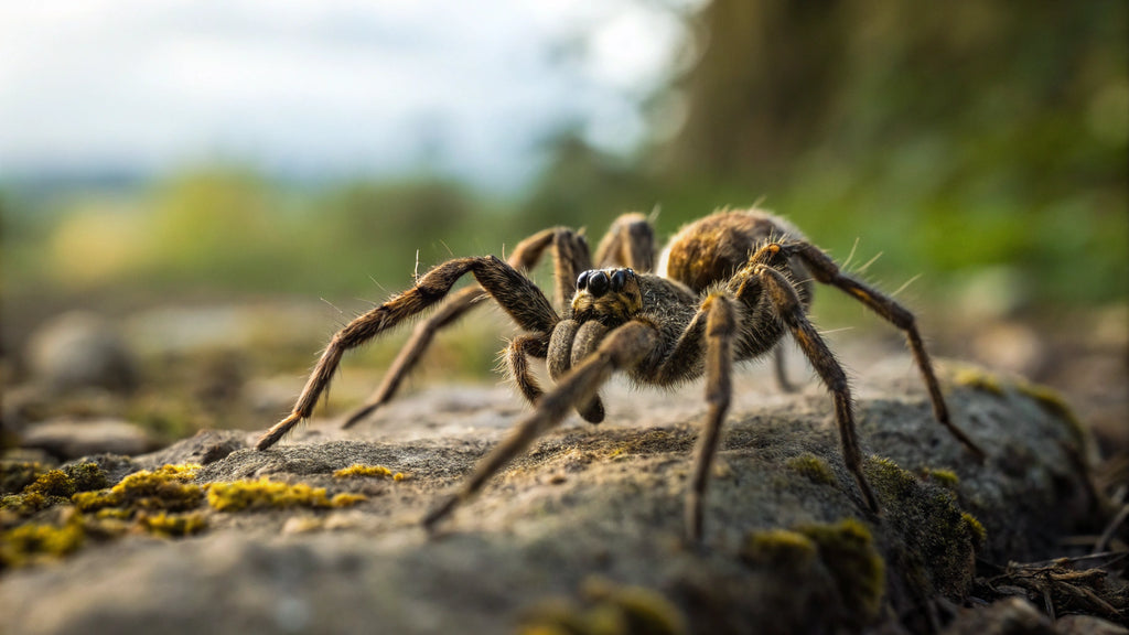 minor wolf spider bite
