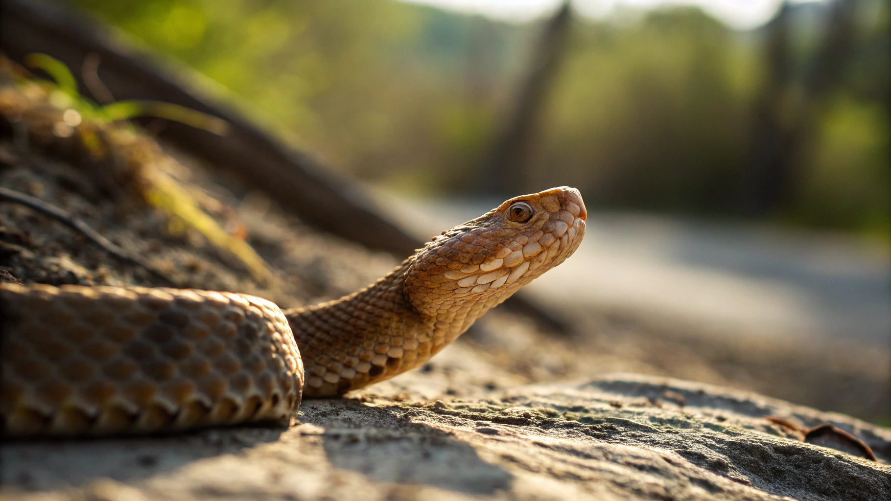 small snake bite marks
