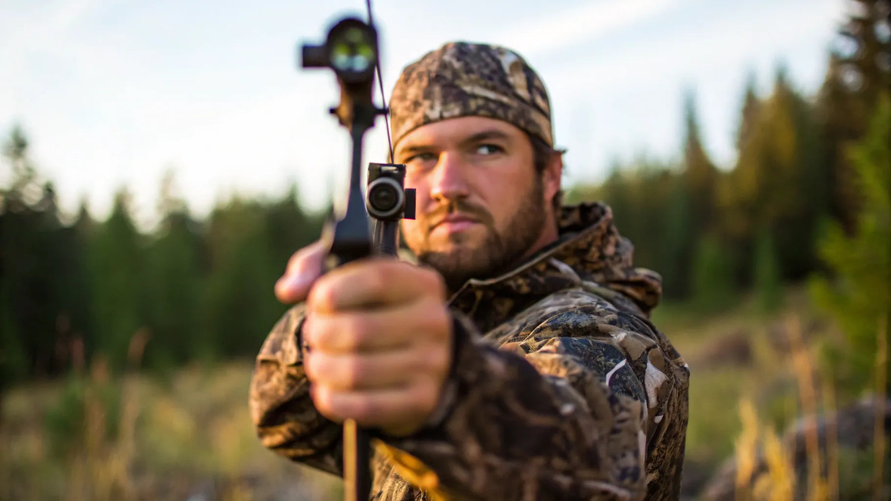 how does a peep sight work