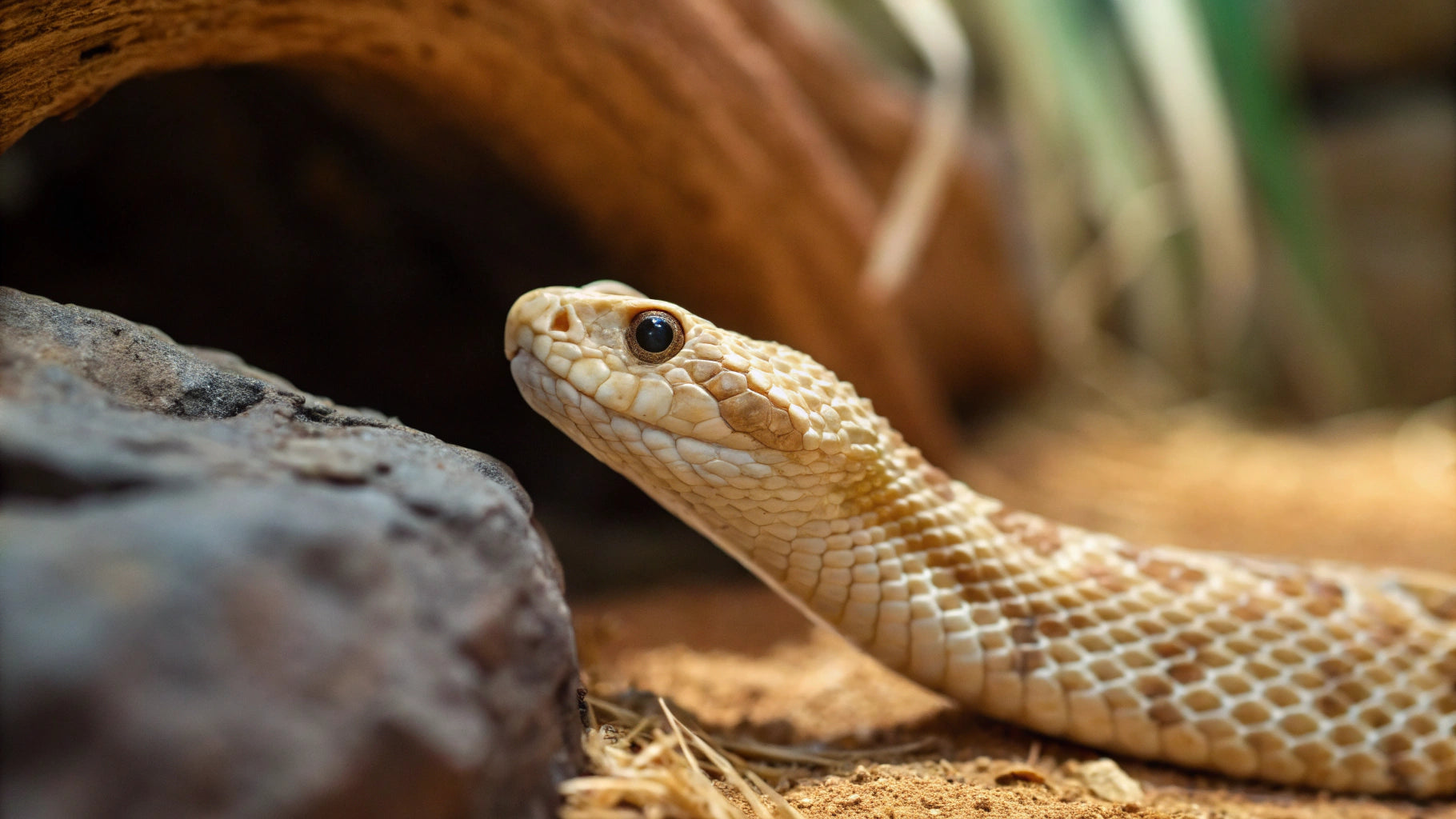 flat headed snake bite