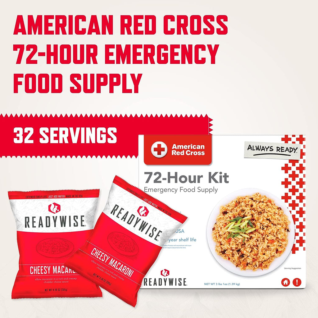 ReadyWise American Red Cross 72 Hour Emergency Food Kit - Battlbox.com