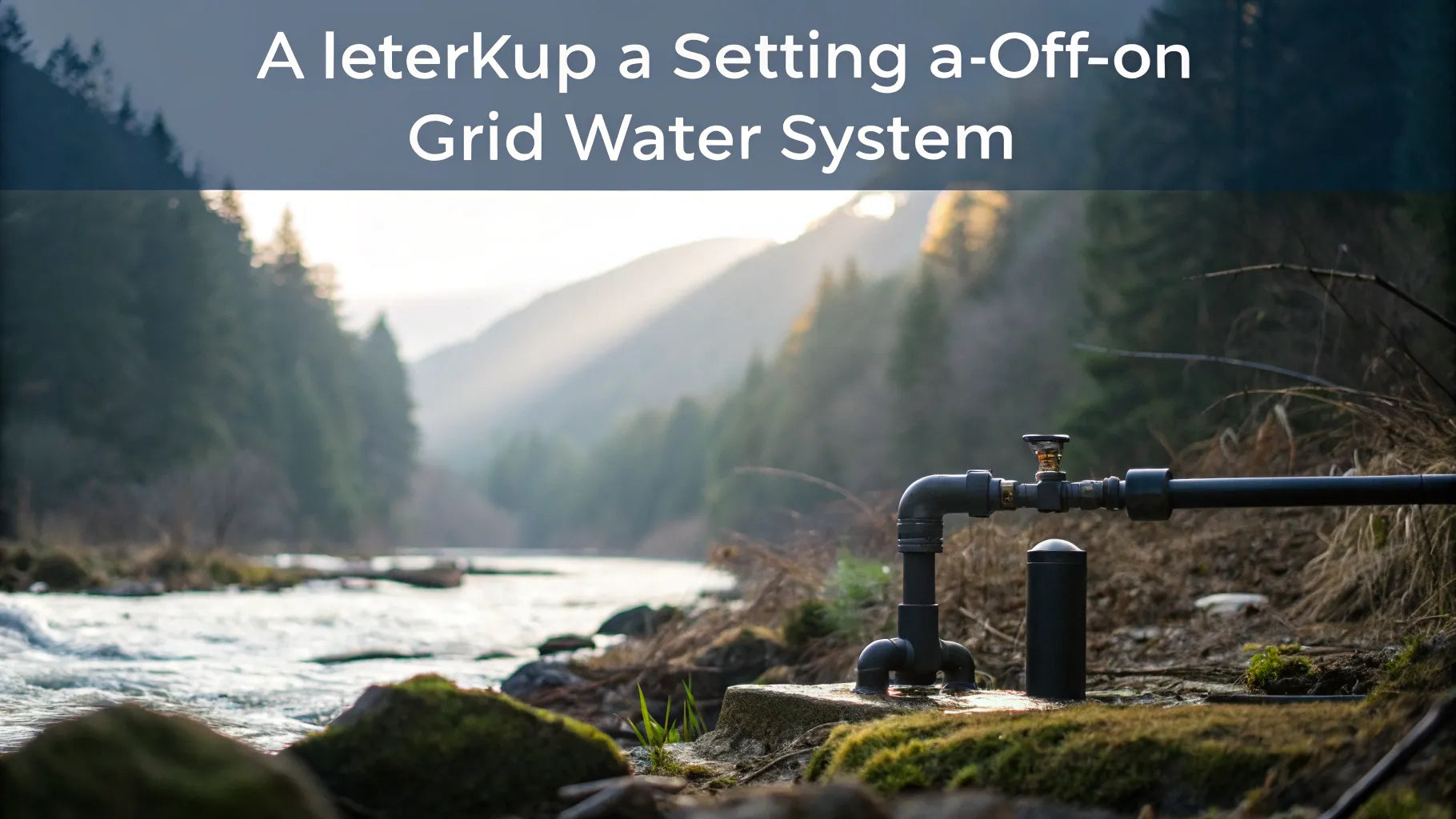 How to Set Up an Off-Grid Water System | Battlbox - Battlbox.com