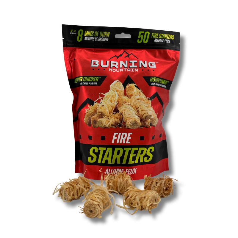 BattlBox | Burning Mountain Fire Starters (50-Pack) - Battlbox.com