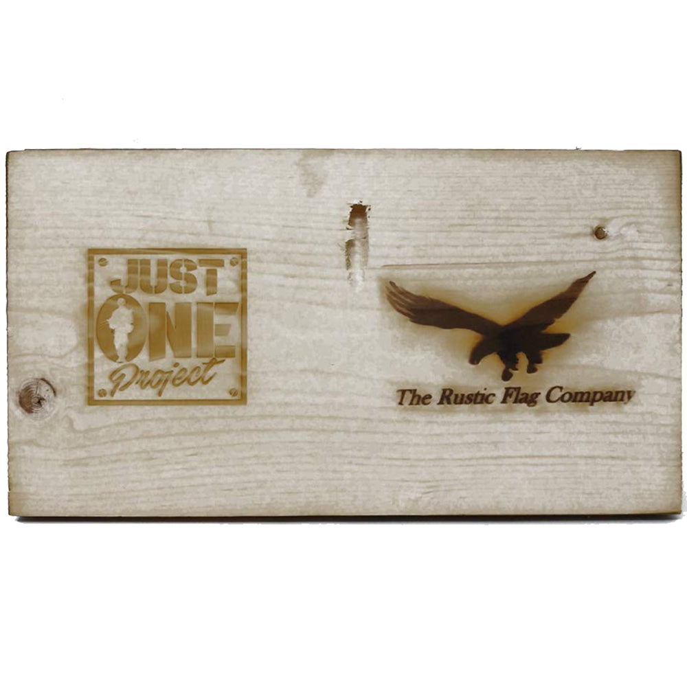 The Rustic Flag Co. Just One Project Desktop Flag - Battlbox.com