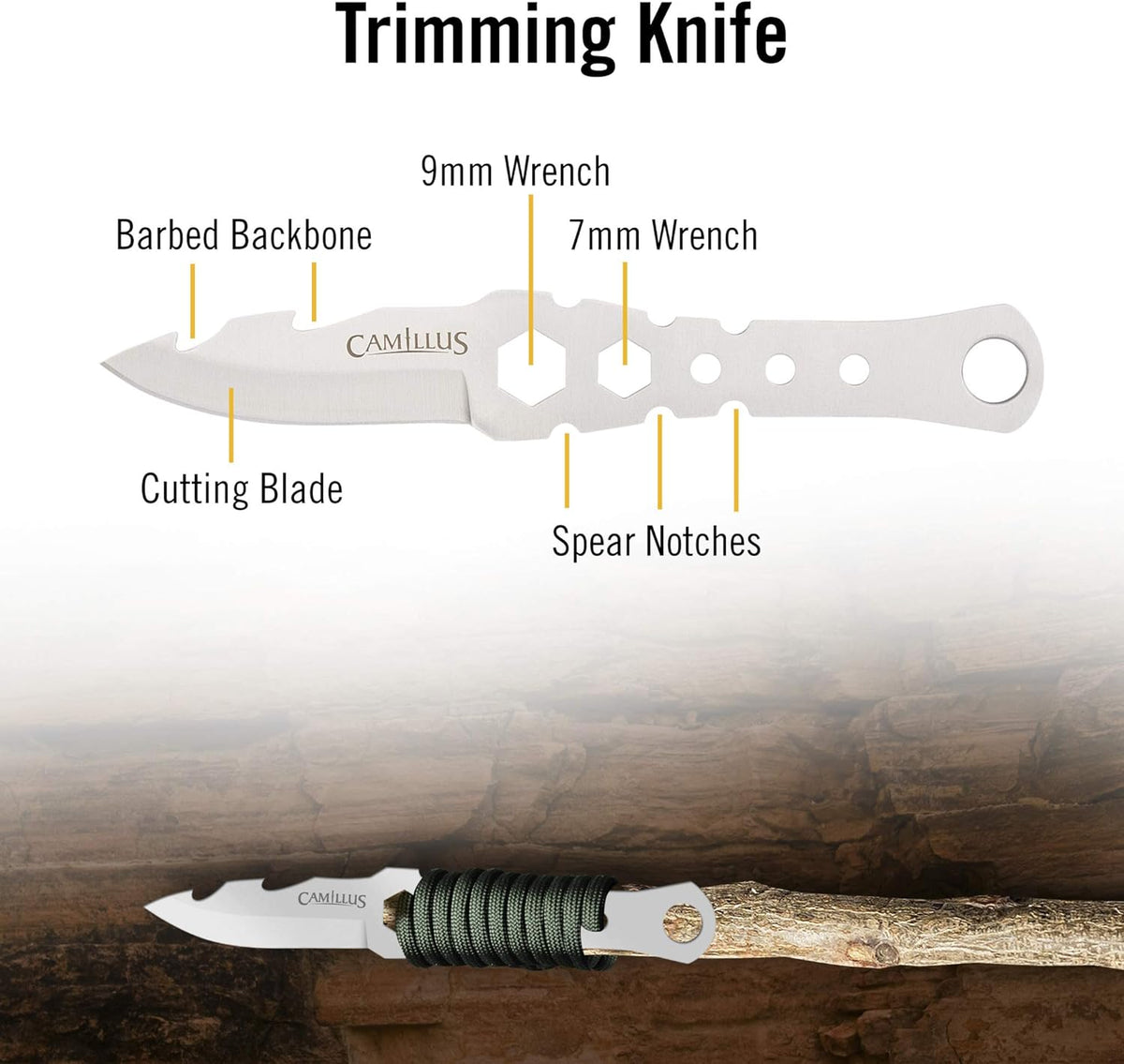 Camillus Carnivore X Survival Blade - Battlbox.com
