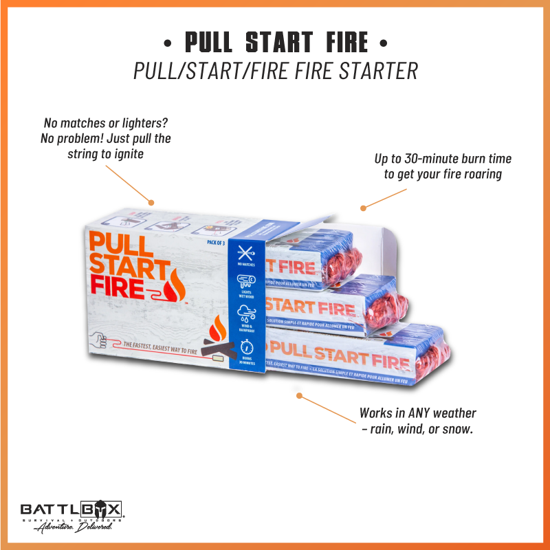 BattlBox | Pull/Start/Fire Fire Starter - Battlbox.com