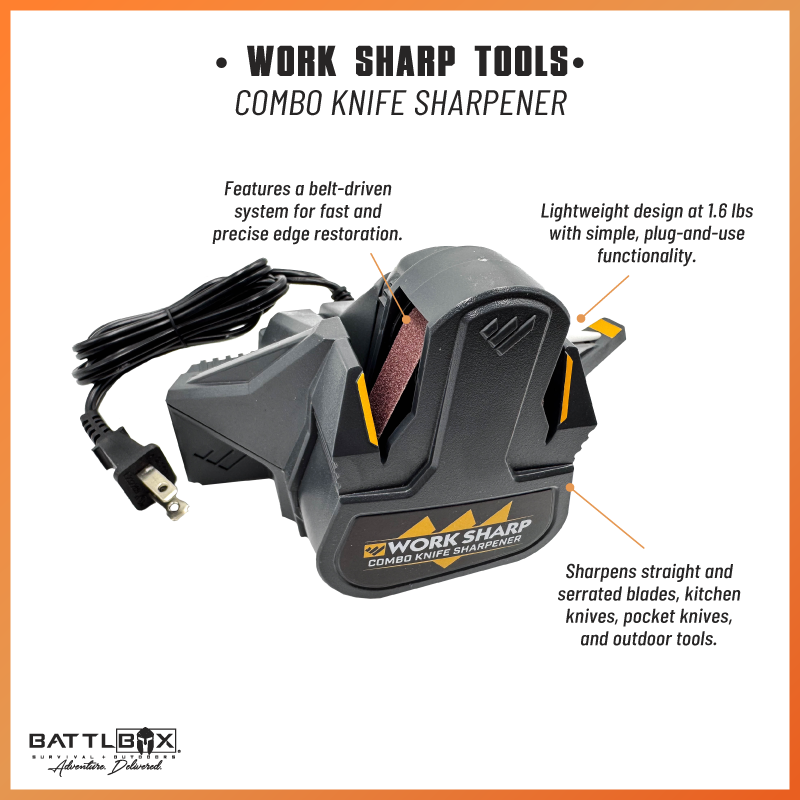 BattlBox | Work Sharp - Combo Knife Sharpener - Battlbox.com
