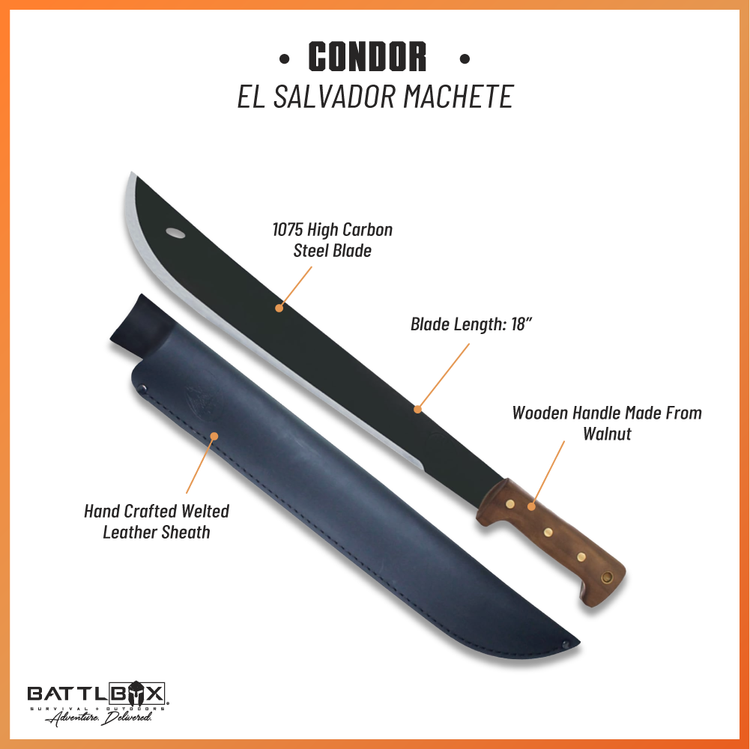 Condor El Salvador Fixed Blade - Battlbox.com