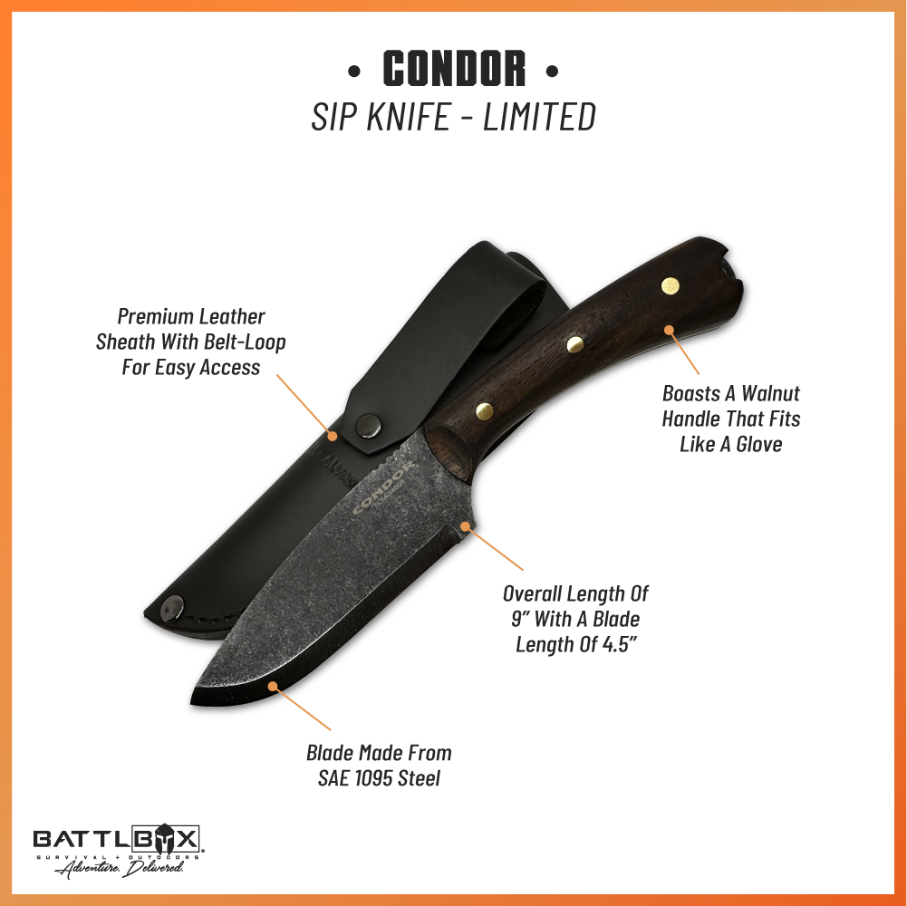 Battlbox | CONDOR SIP KNIFE–LIMITED EDITION - Battlbox.com