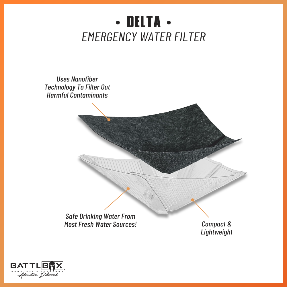 Delta Emergency Water Filter - Battlbox.com