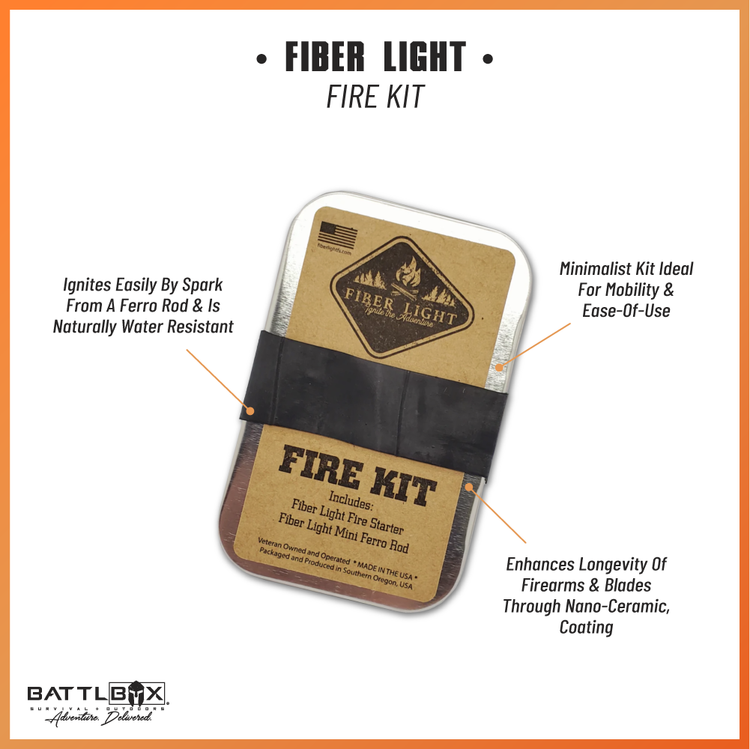 Battlbox | Fiber Light Fire Kit - Battlbox.com