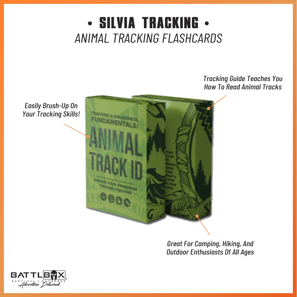 SILVA TRACKING: Animal Tracking Flashcards - Battlbox.com