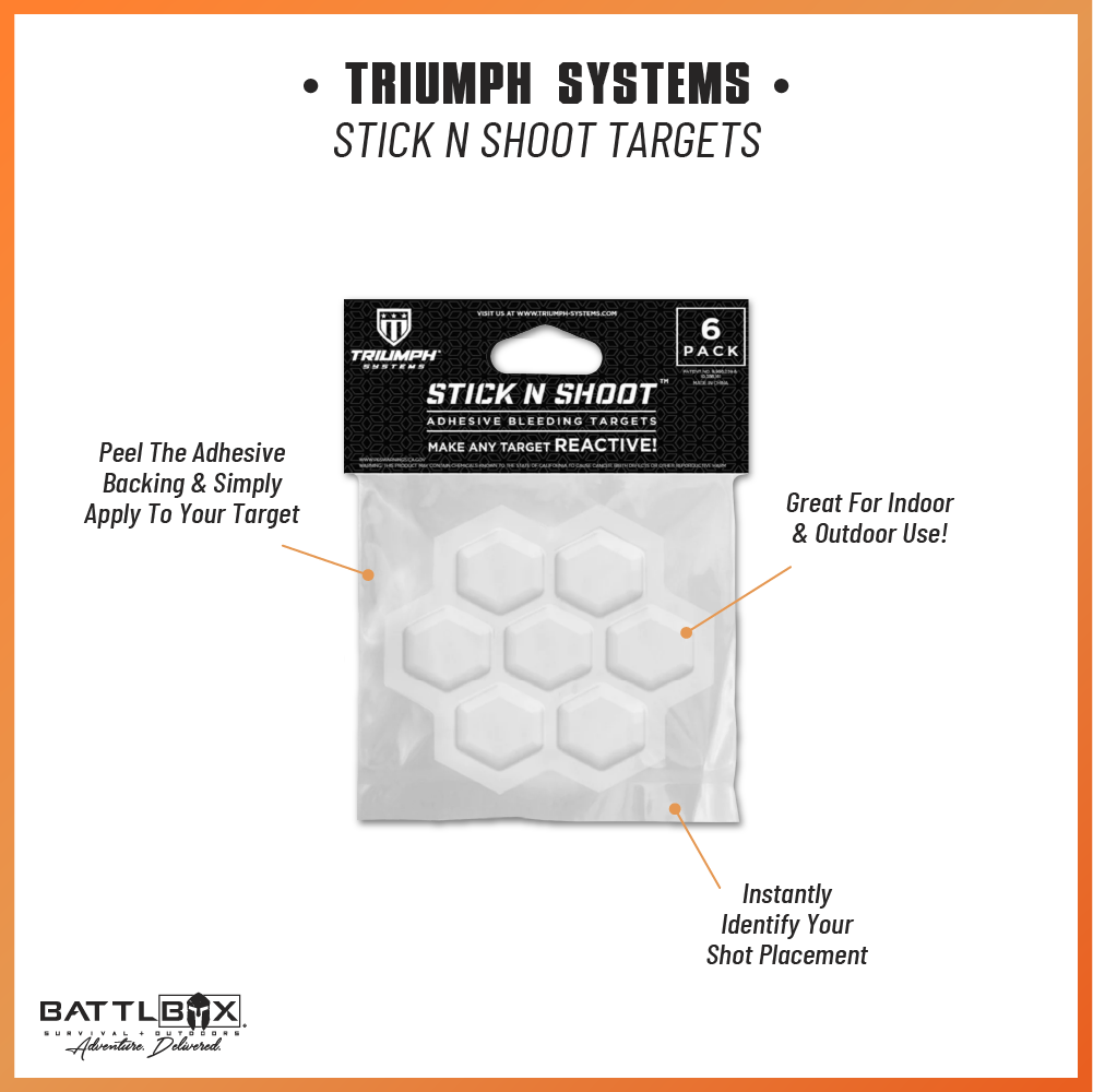 BattlBox | Triumph Stick N Shoot Targets - Battlbox.com