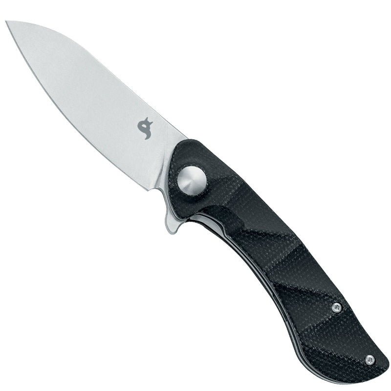 Fox Knives BlackFox Dripper, VG10 Steel Folding Blade, Micarta Handle ...