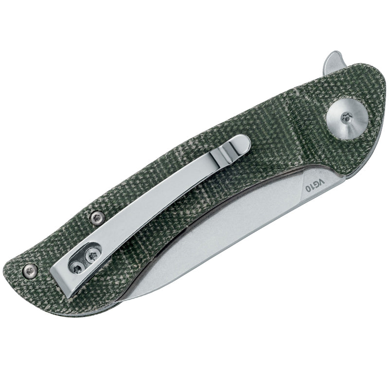 Fox Knives BlackFox Dripper, VG10 Steel Folding Blade, Micarta Handle ...