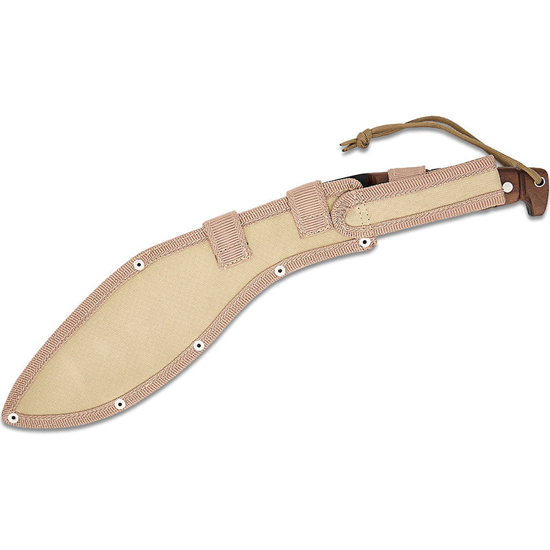 Expat Jaraca Fixed Blade, 1075 Black Powder Coated Blade, Walnut Handl ...