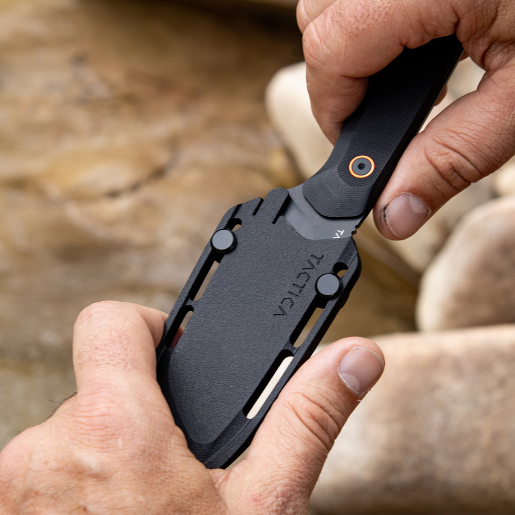 Tactica K.300 Fixed Knife D2 Steel Drop Point Blade G10 Handle with Sh ...