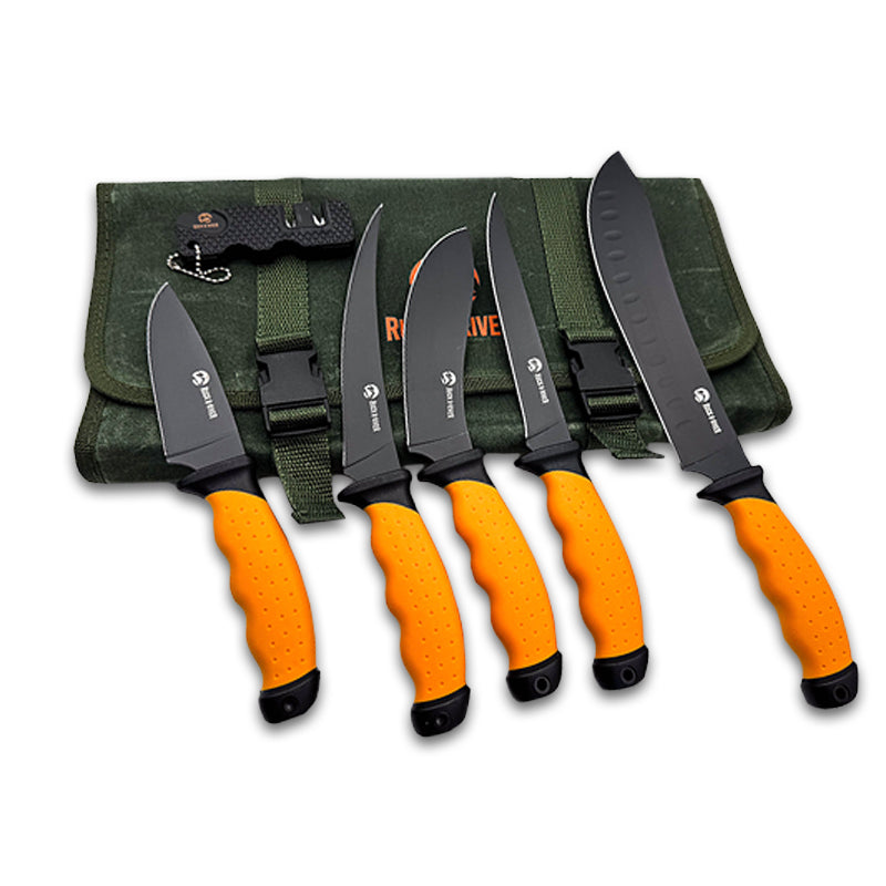 BattlBox | Ruck & River Chef Knife Set & Roll - Battlbox.com