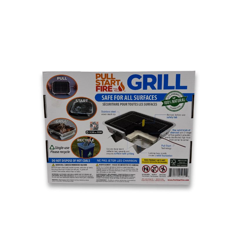 Pull Start Fire Grill - Battlbox.com