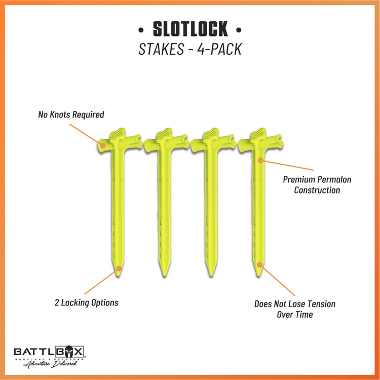 SlotLock Stakes - 4 Pack - Battlbox.com
