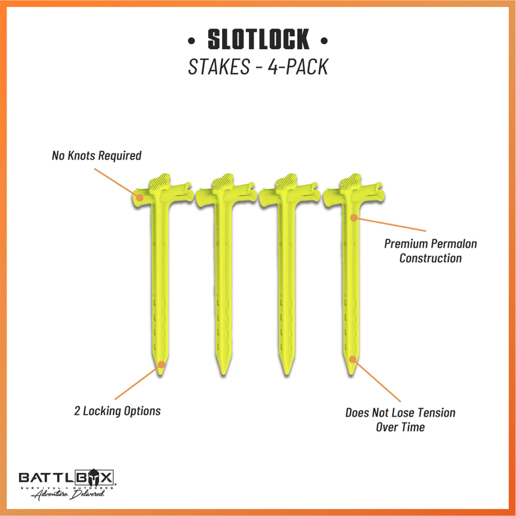SlotLock Stakes - 4 Pack - Battlbox.com