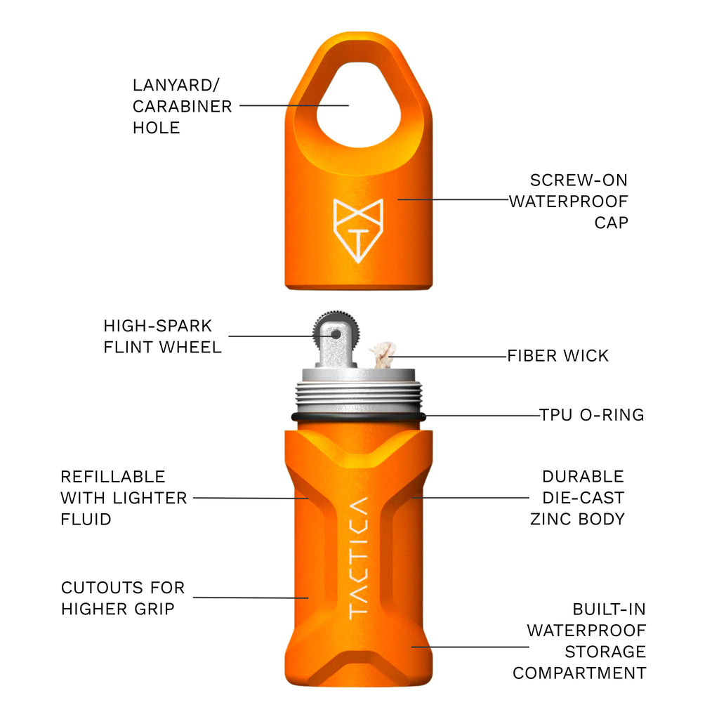 Battlbox | Tactica X.100 Survival Lighter - Battlbox.com