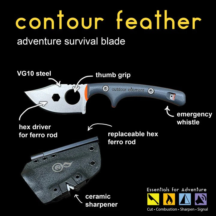 BattlBox | Outdoor Element Contour Feather - Battlbox.com