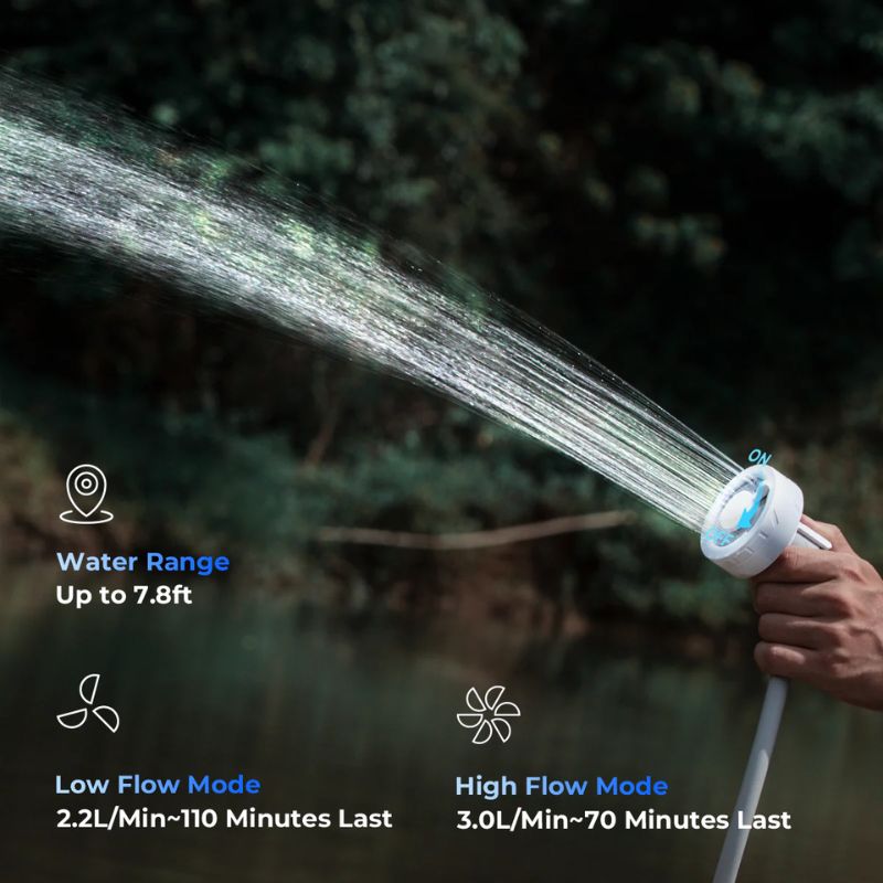BattlBox | Flextail Max Shower - Rechargeable Outdoor Shower - Battlbox.com
