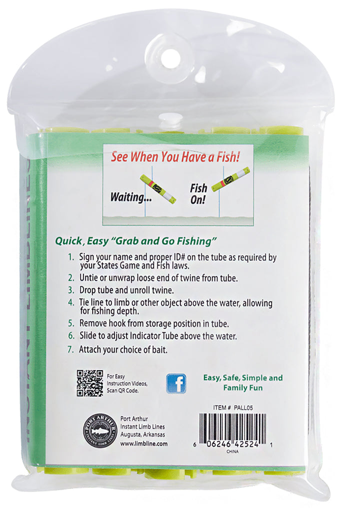 Port Arthur Instant Limb Lines 5-Pack Auto Fishing Device - Battlbox.com