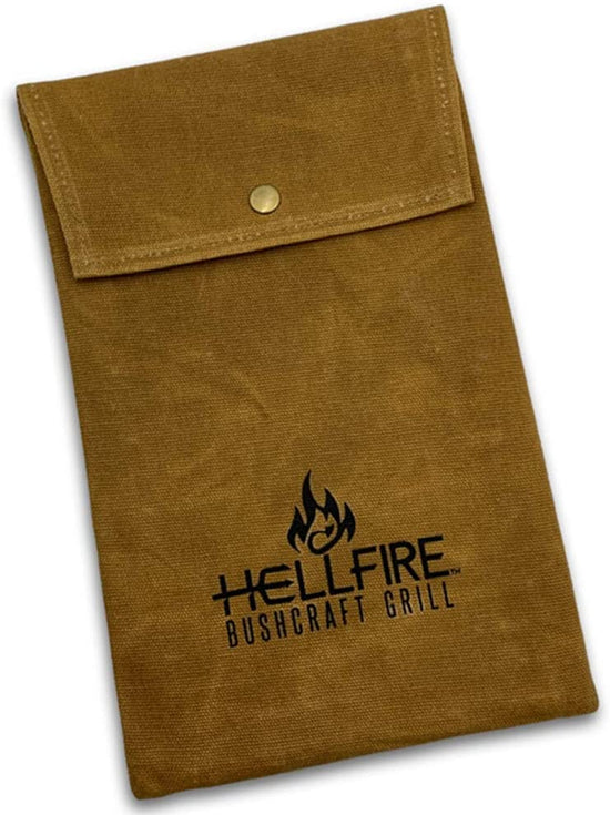 HellFire Bushcraft Stainless Steel Grill Set - Battlbox.com
