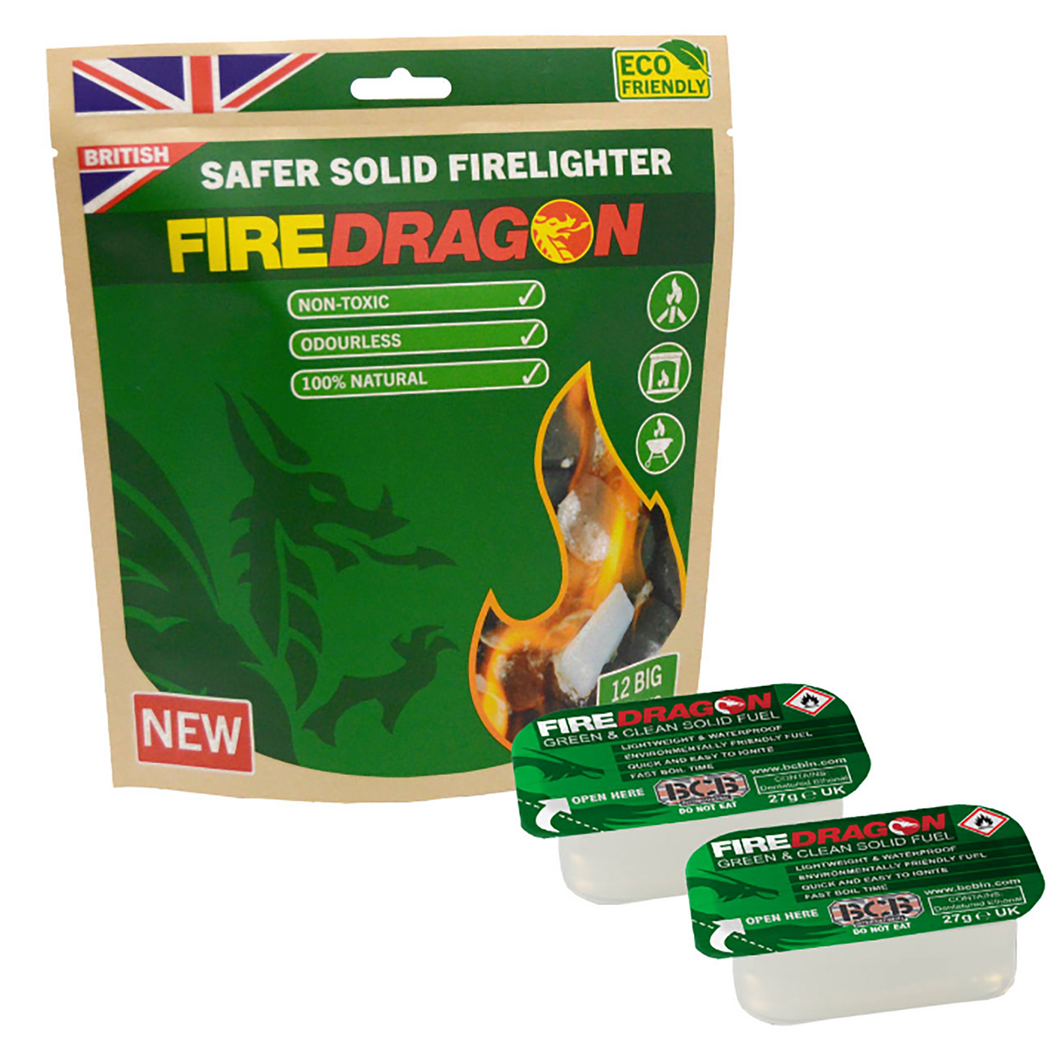FireDragon Solid Fuel Blocks - Battlbox.com