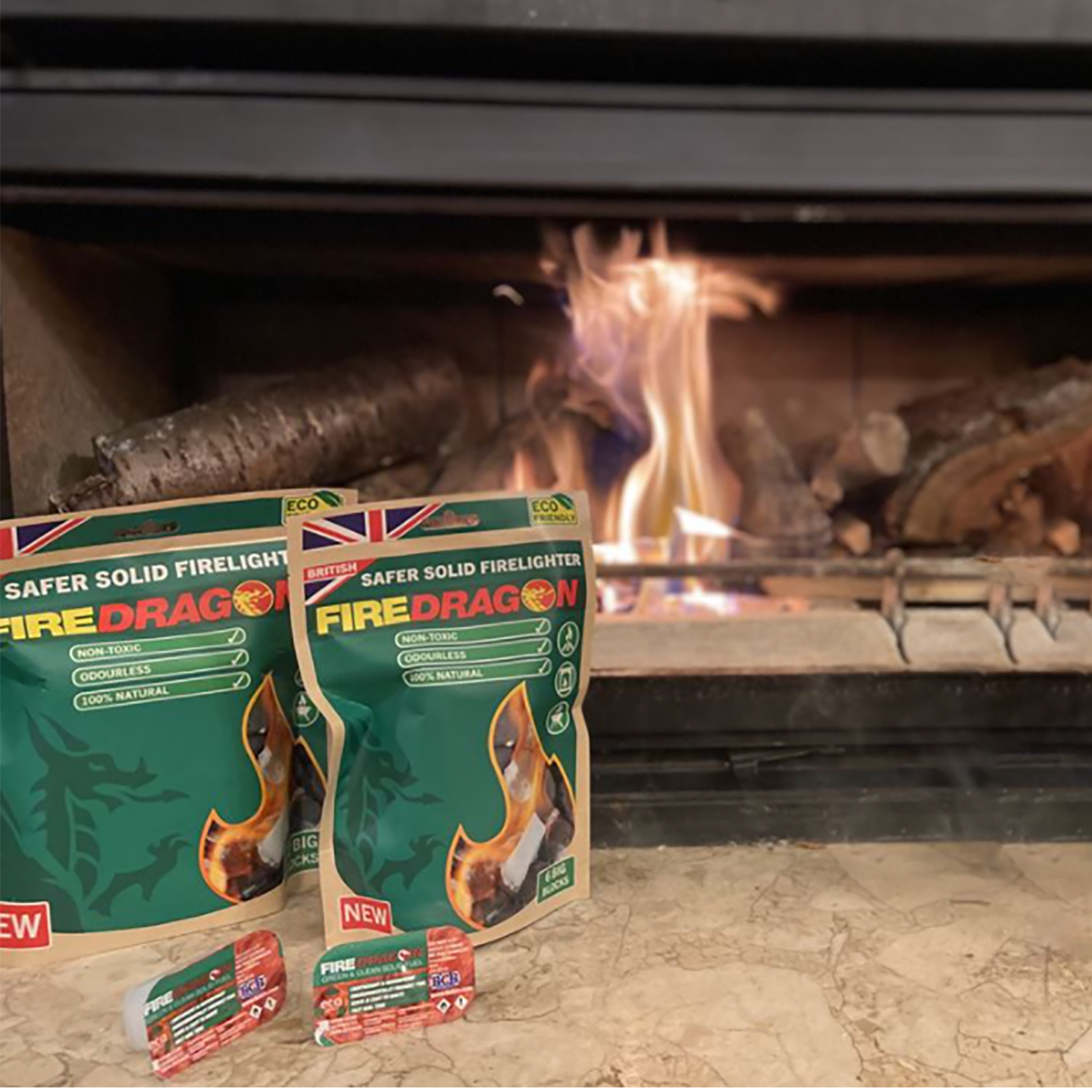FireDragon Solid Fuel Blocks - Battlbox.com