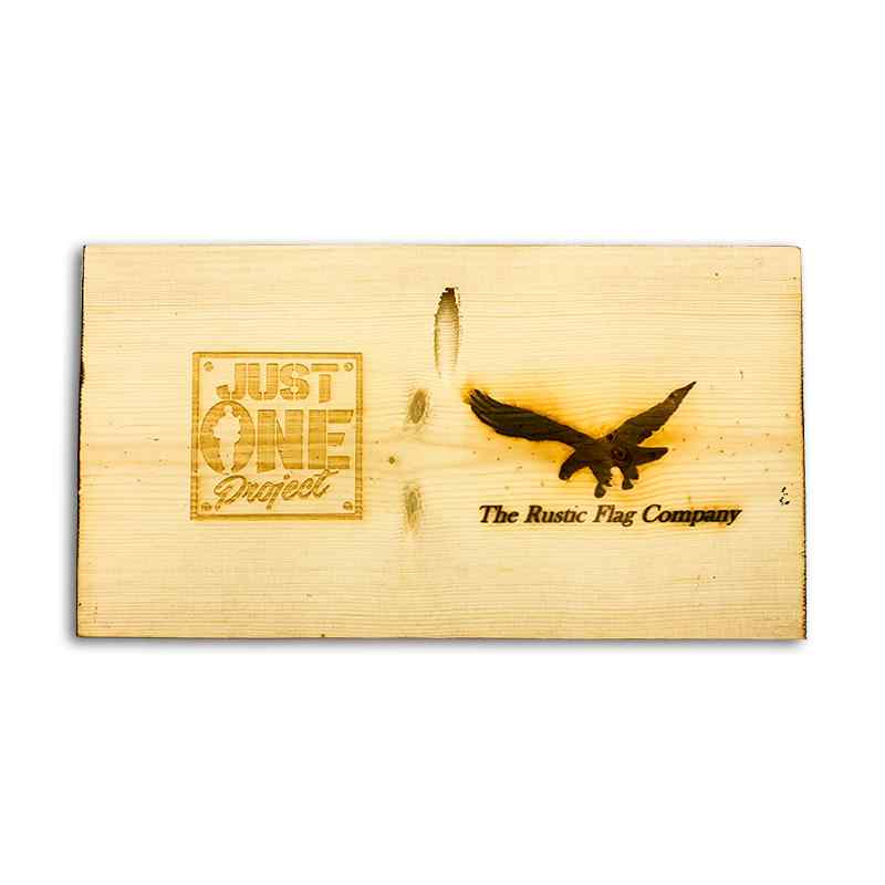 The Rustic Flag Co. Just One Project Desktop Flag - Battlbox.com