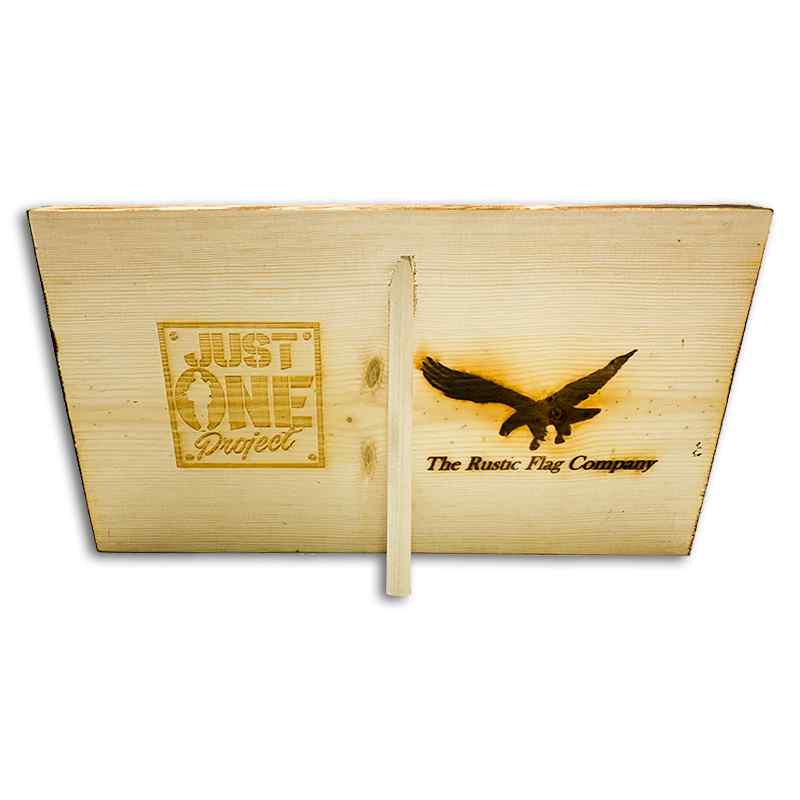 The Rustic Flag Co. Just One Project Desktop Flag - Battlbox.com