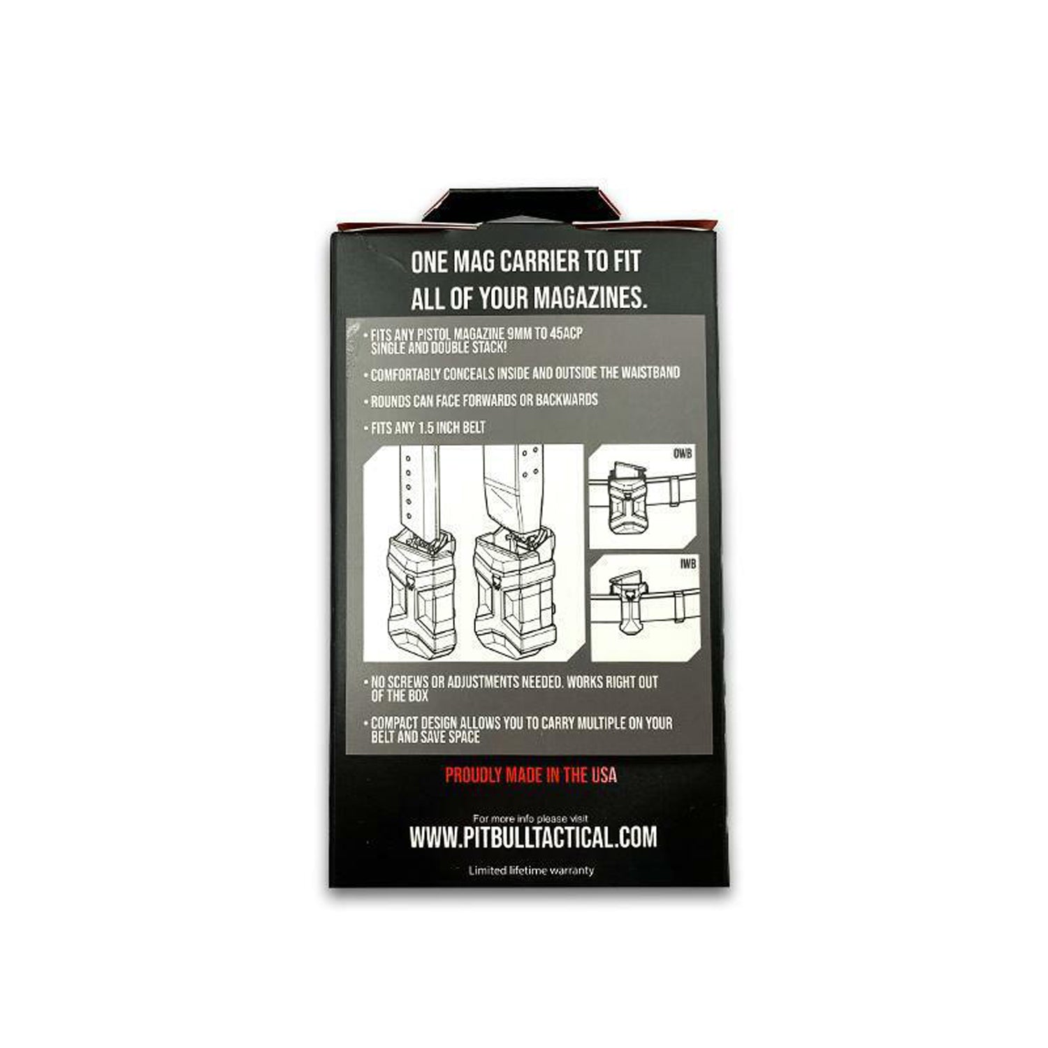 Pitbull Tactical Universal Mag Carrier - Battlbox.com