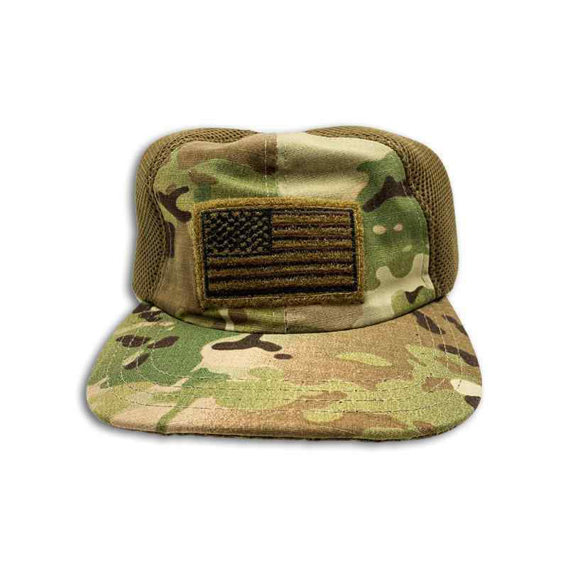 American Made Multicam Mesh Back Patch Hat - Battlbox.com
