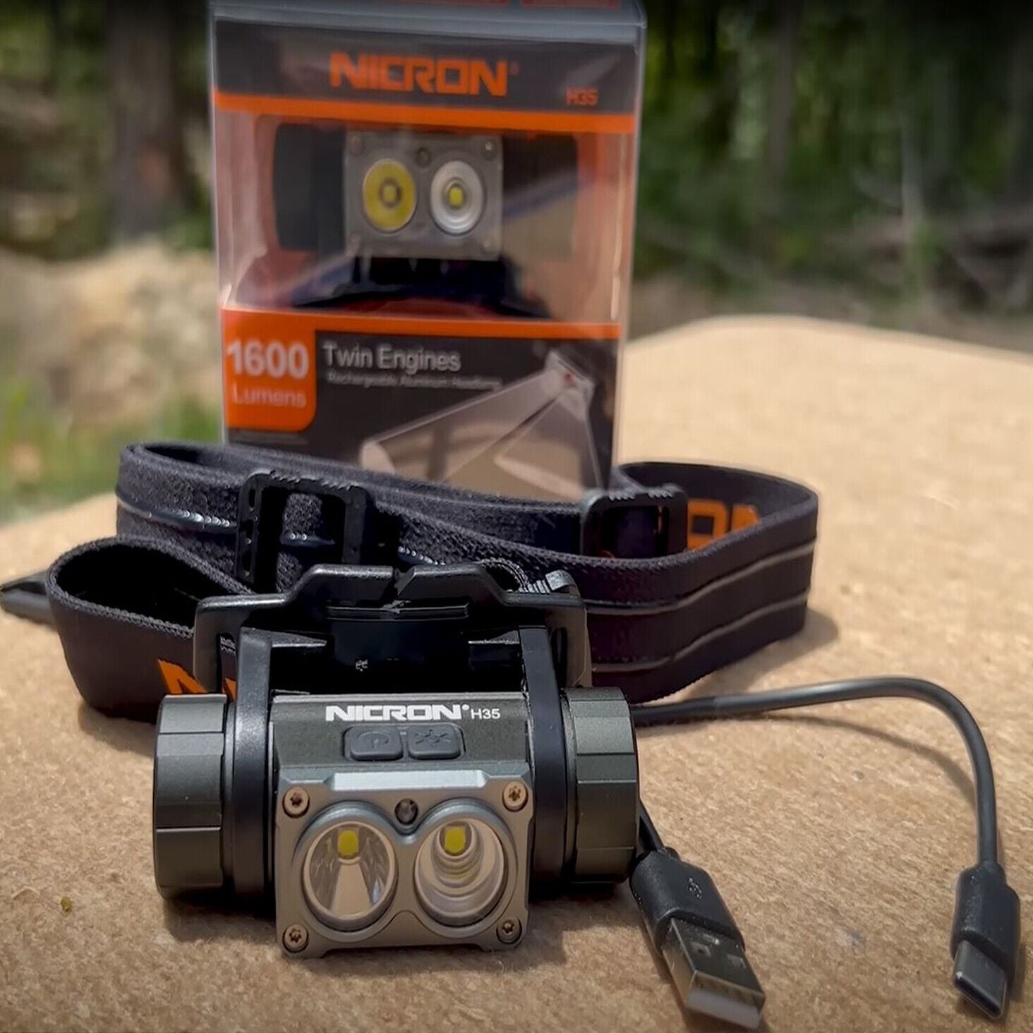 Nicron H35 1000 Lumens Headlight - Battlbox.com