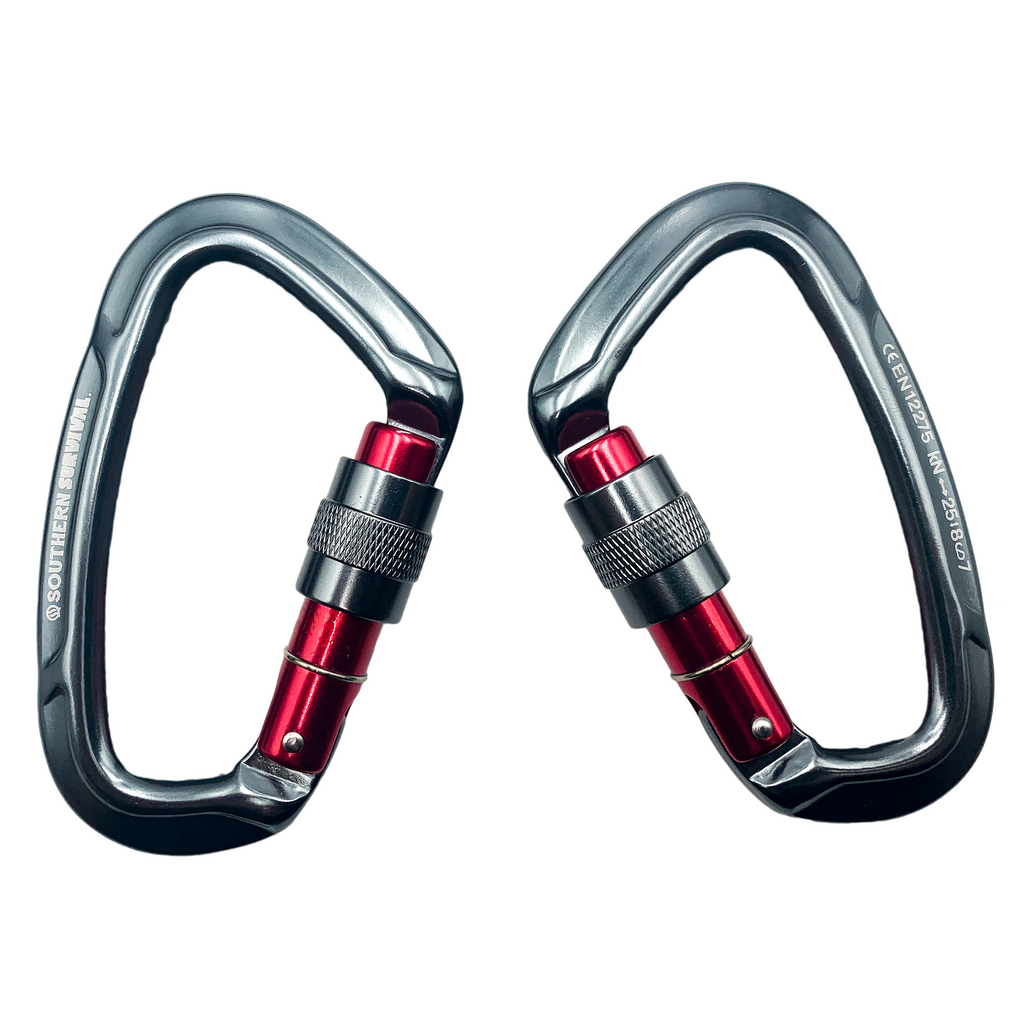 Southern Survival Screwgate Climbing Carabiners - Battlbox.com