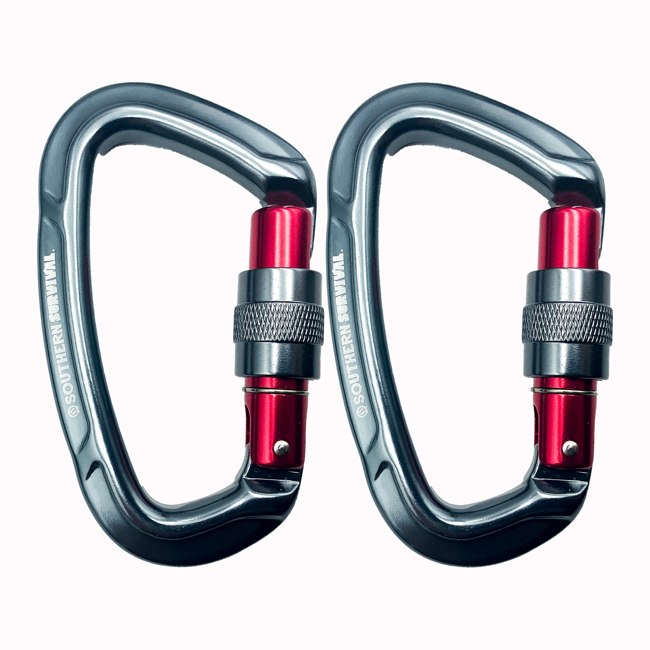 Southern Survival Screwgate Climbing Carabiners - Battlbox.com